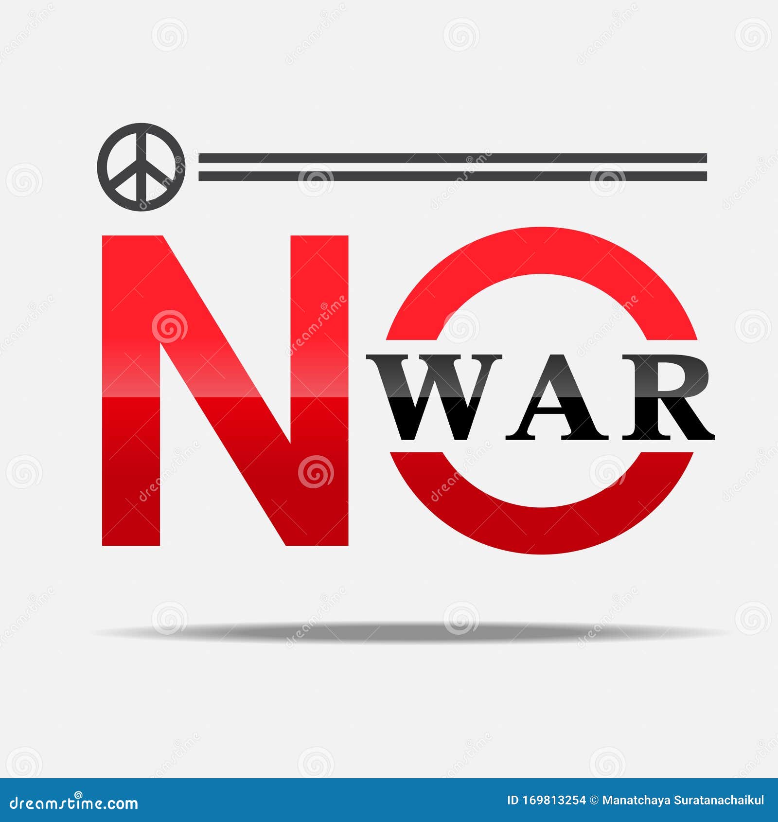 No war sign. stock vector. Illustration of peace, danger - 169813254