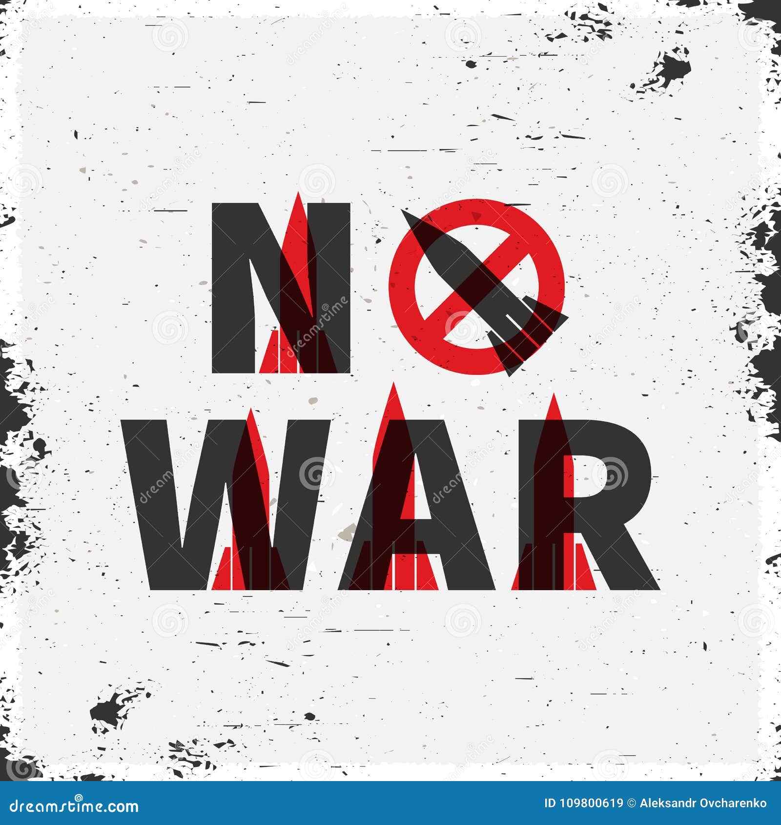 No war vector illustration stock vector. Illustration of grunge - 109800619