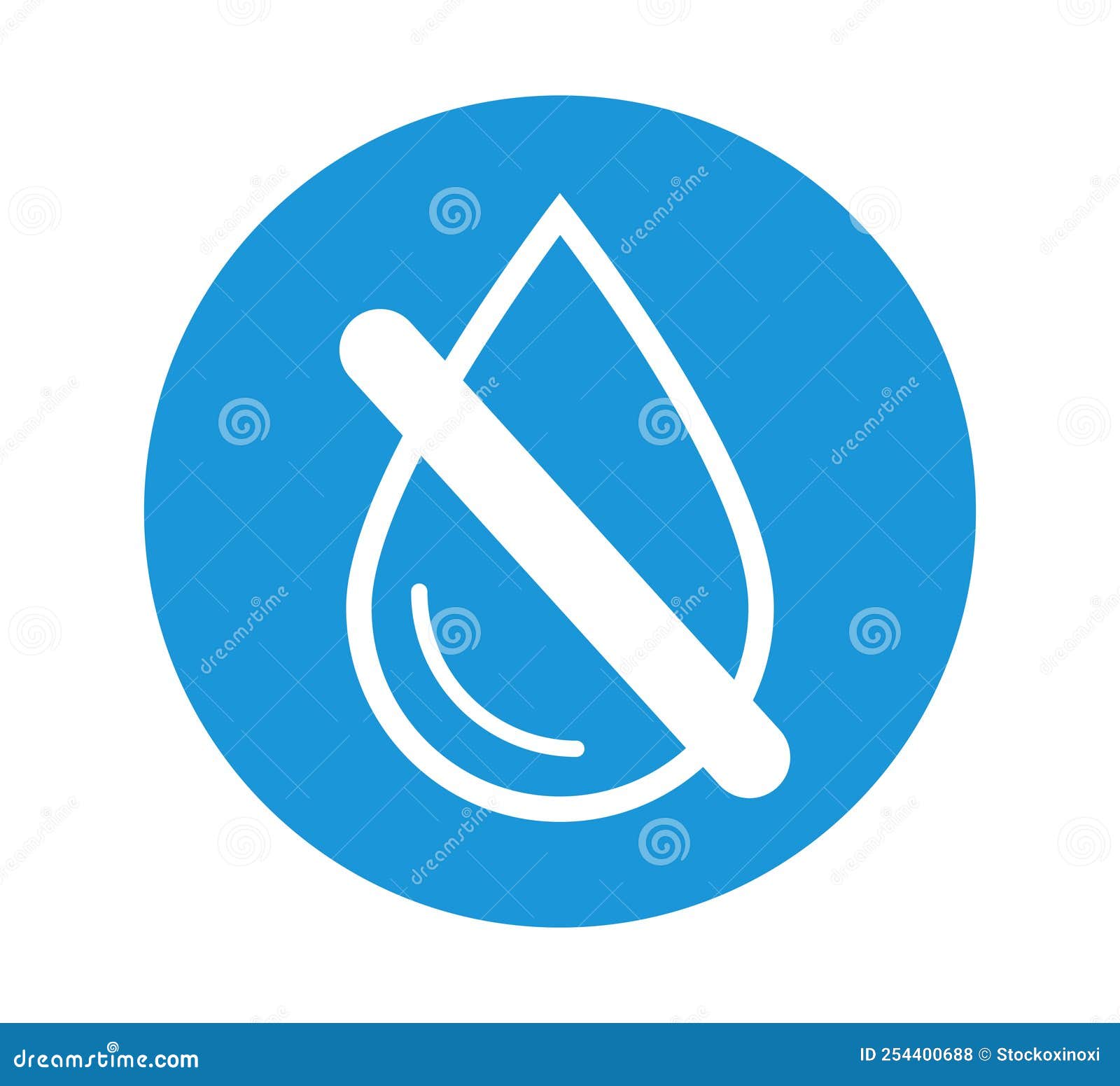 Restricted Symbol Over A Water Plastic Bottle Cartoon Mascot Character ...