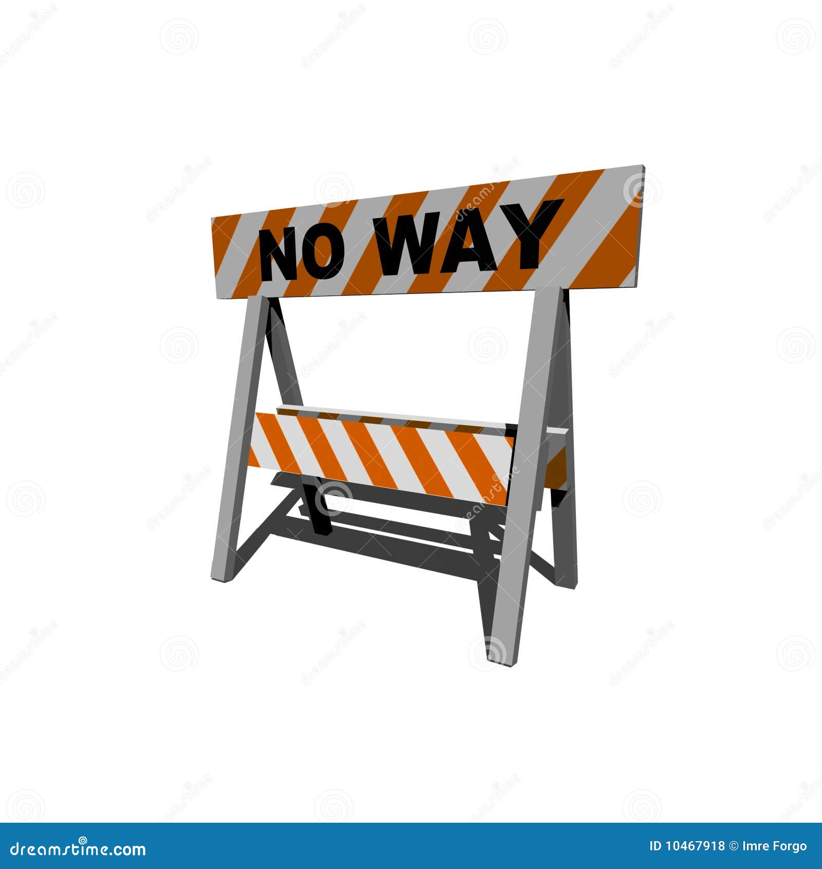 No way! stock illustration. Illustration of marking, abstract - 10467918