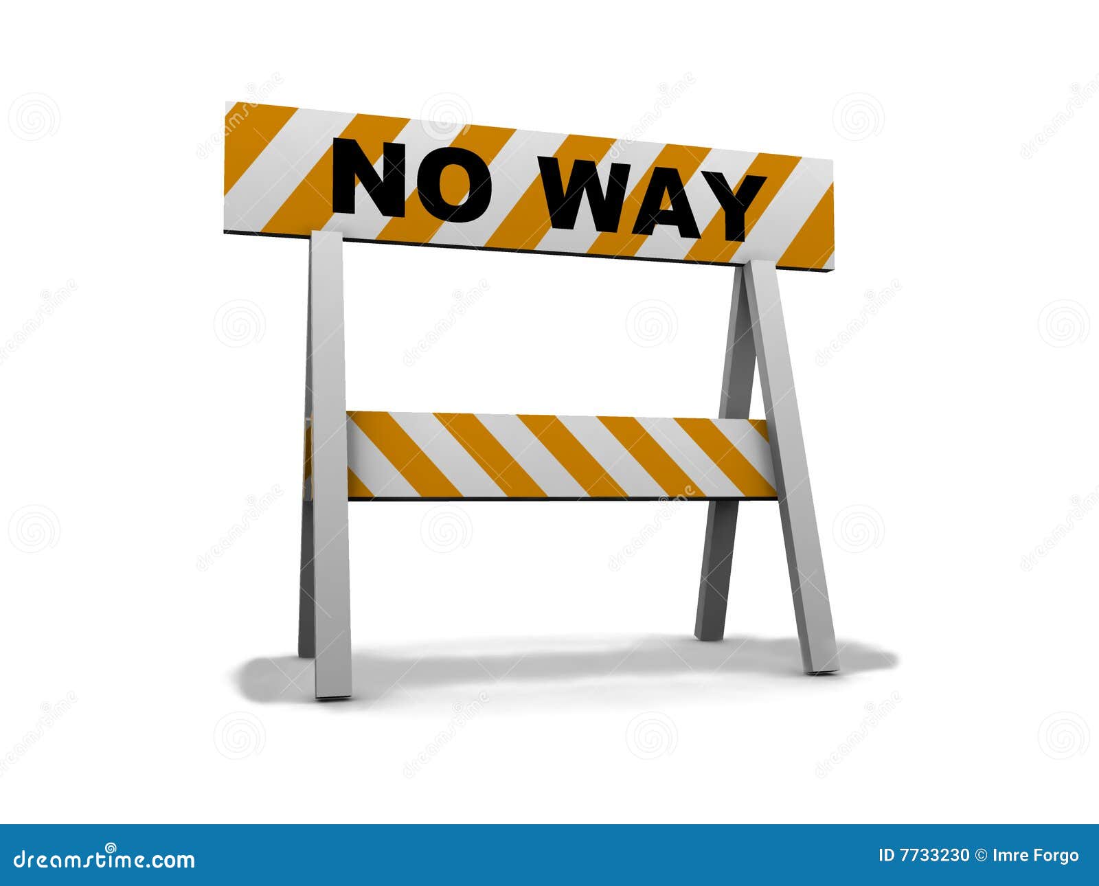 No way! stock illustration. Illustration of reconstruction - 7733230