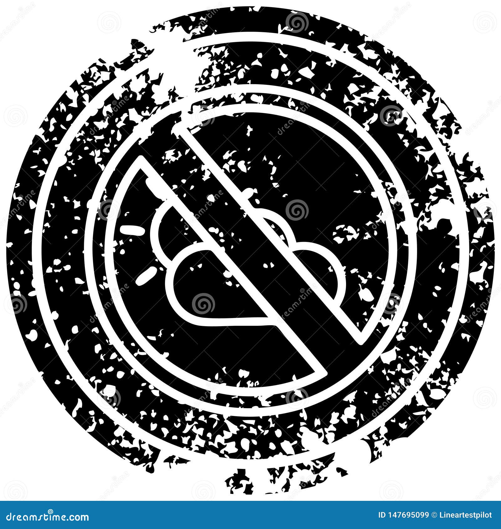 No weather distressed icon stock vector. Illustration of line - 147695099