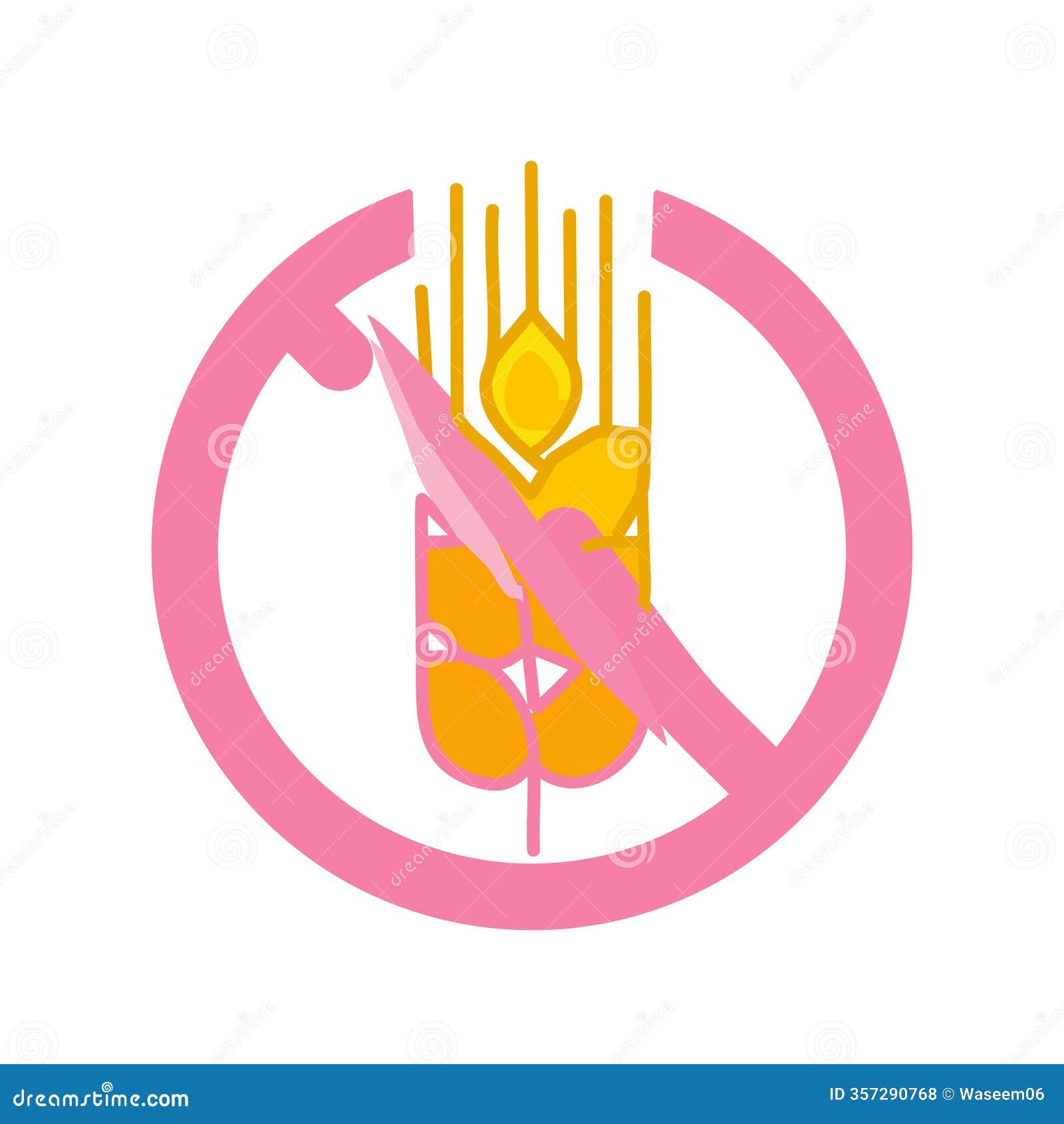 Wheat Sign Illustration. Spike. Spica. Black Icon On White Popart ...