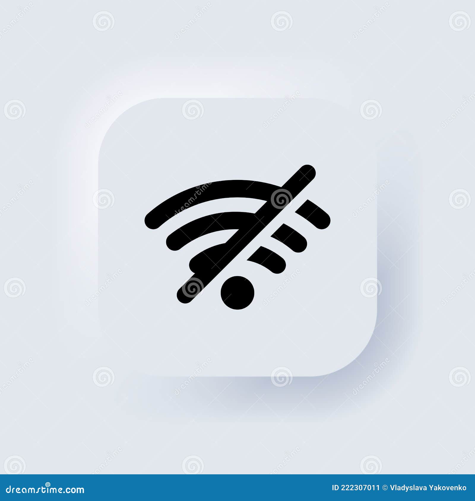 No Wifi Signal Icon. Connection Error. Elements for Mobile Concepts and ...