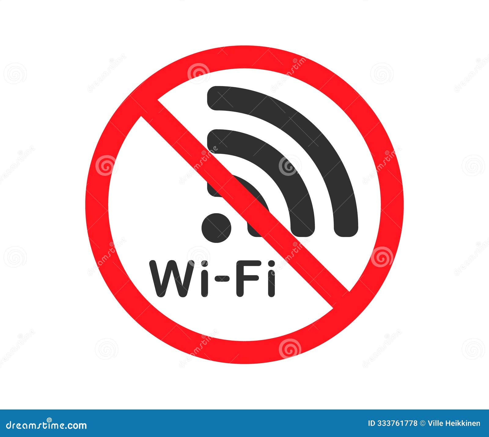 No Wifi Signal Icon Symbol. Wifi Prohibited Sign. Vector Illustration ... No Wifi Signal Icon Symbol. Wifi Prohibited Sign. Vector Illustration ...