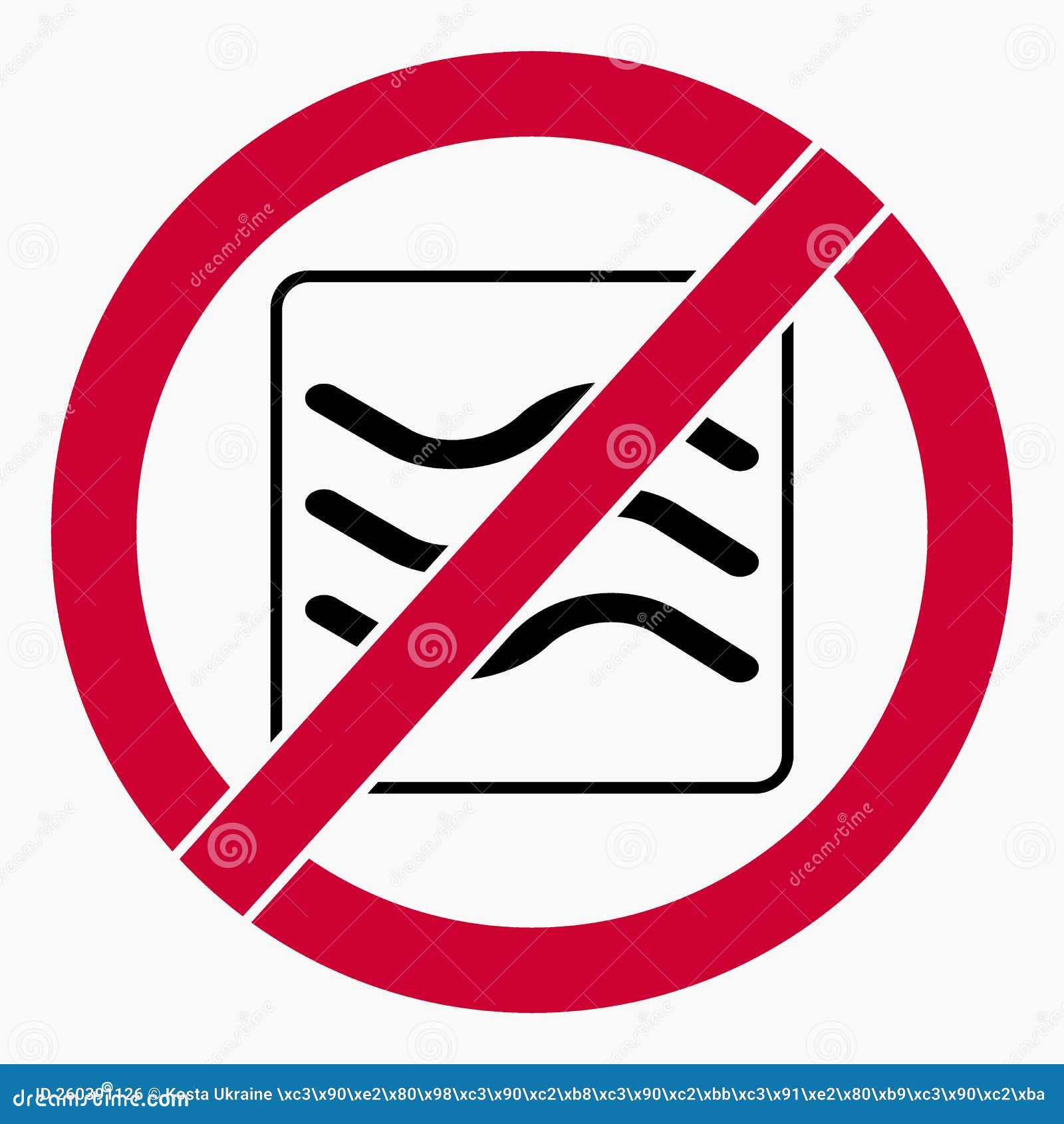 No wind stock vector. Illustration of beware, stop, forbidding - 260391126