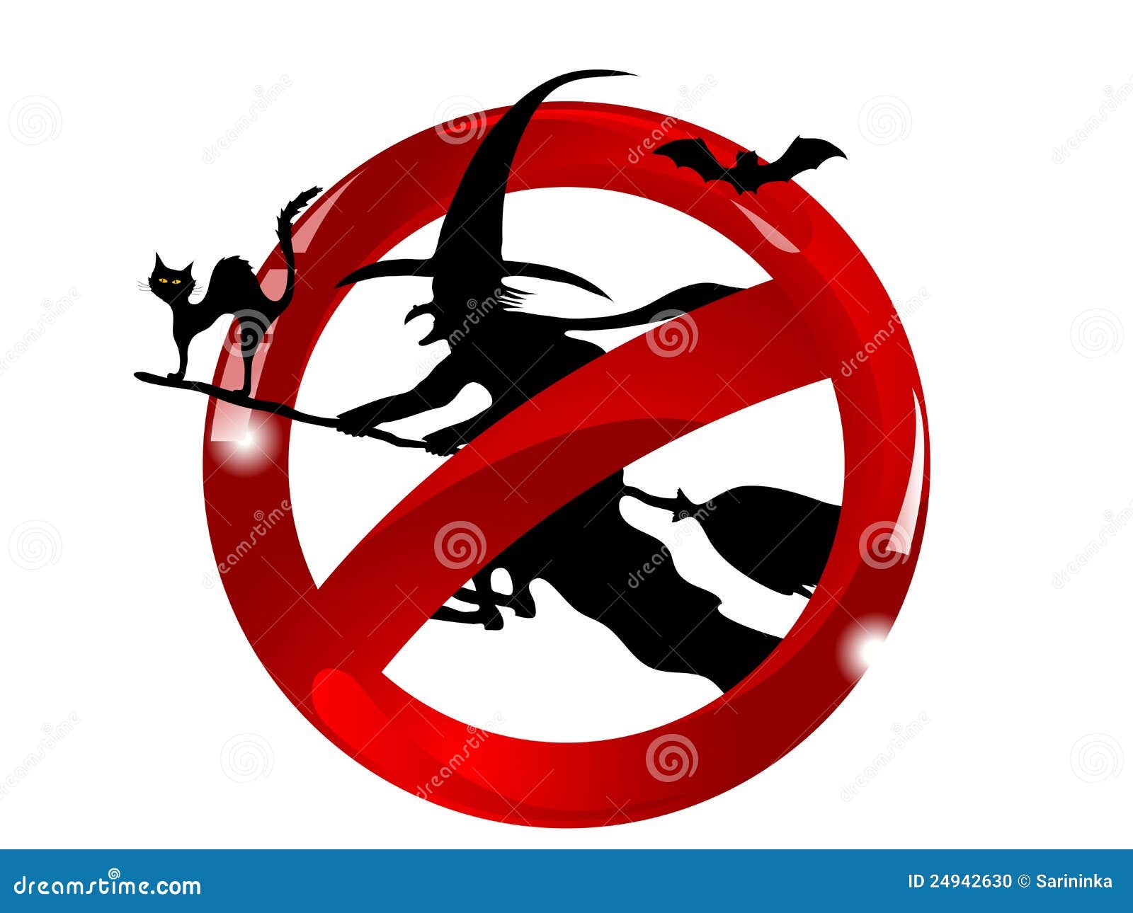 No witches stock vector. Illustration of transparent - 24942630