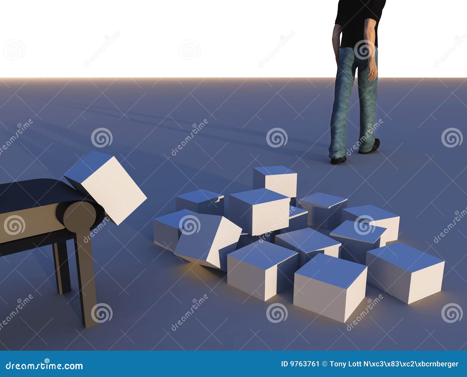 No Work stock illustration. Illustration of male, stressed - 9763761