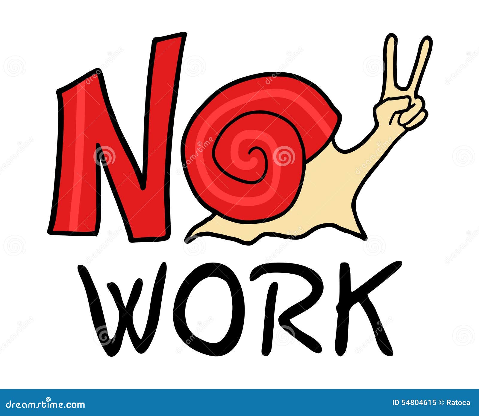 No work message stock vector. Illustration of sign, excuses - 54804615