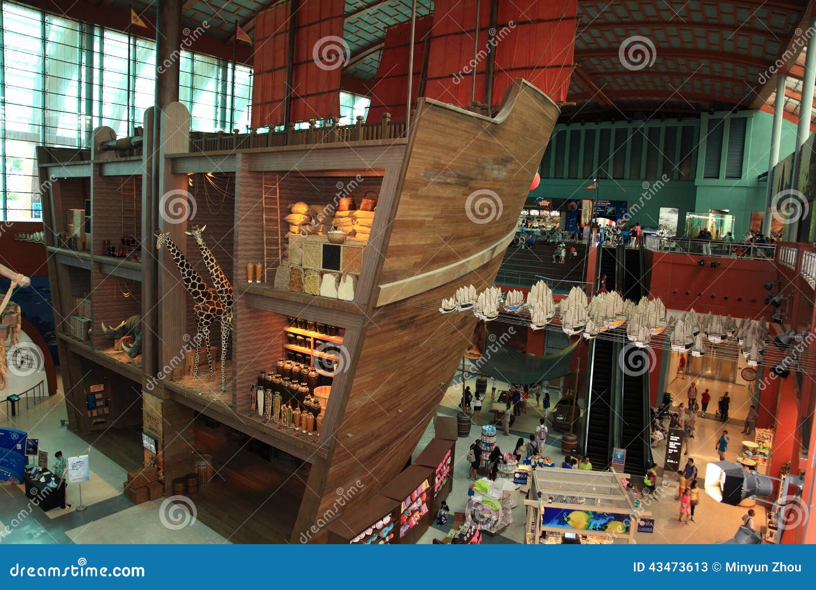 Exploration Of Noahs Ark Replica Showcasing Ancient Boat Design In ...