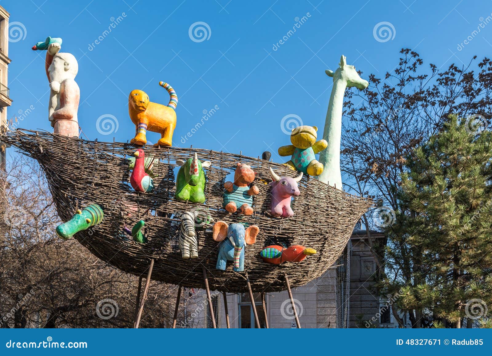 Noah s Ark Vessel Statue editorial photo. Image of genesis - 48327671