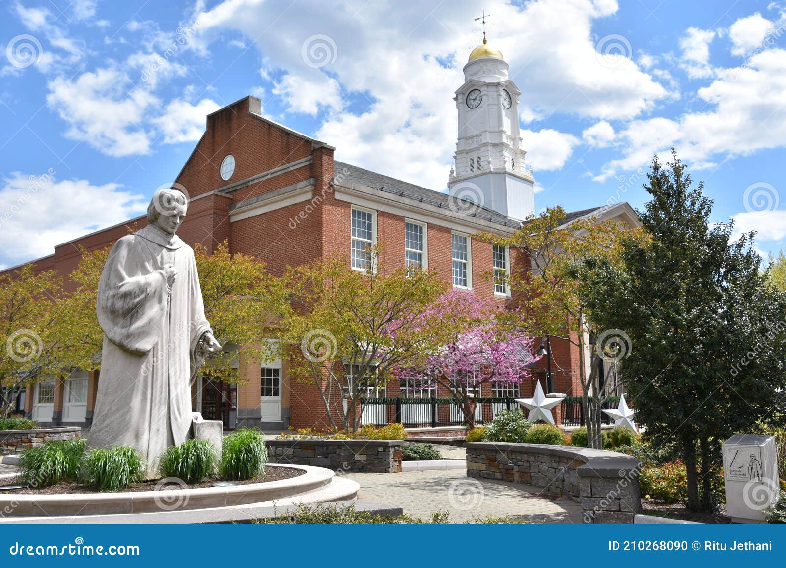 Noah Webster Statue in West Hartford, Connecticut Editorial Image ...