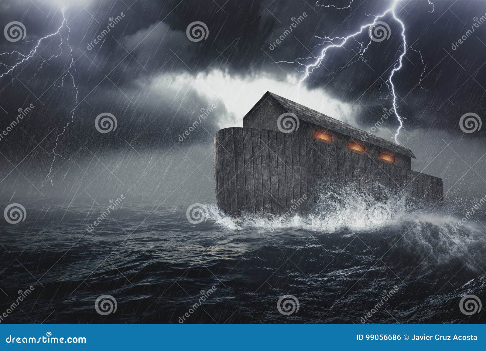 Noahs Arche stockfoto. Bild von noah, stürmisch, hurrikan - 99056686
