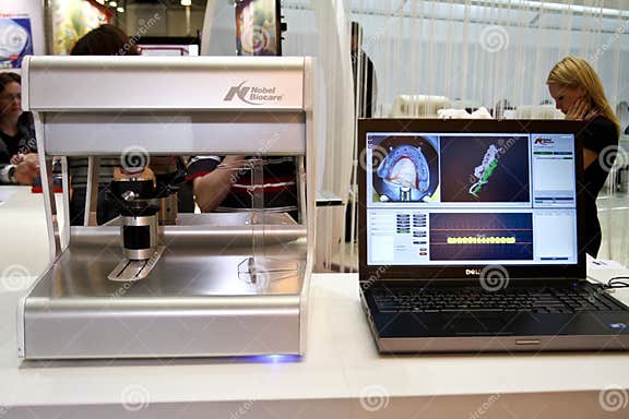 NobelProcera Optical 3d Scanner Editorial Photo - Image of radiograph ...