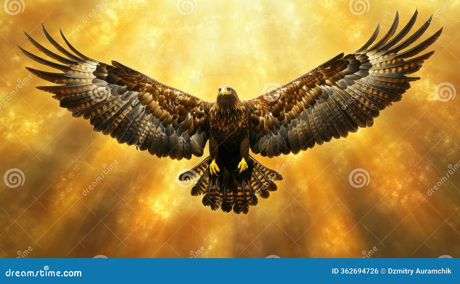 The Noble Eagle Flying High at Twilight: Representation of Strength and ...