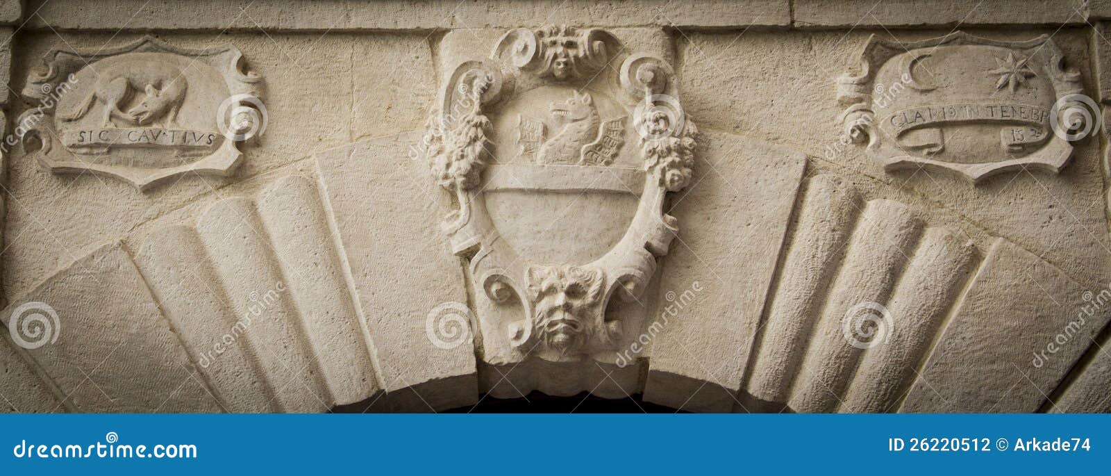 Noble heraldic symbol stock photo. Image of cream, family - 26220512