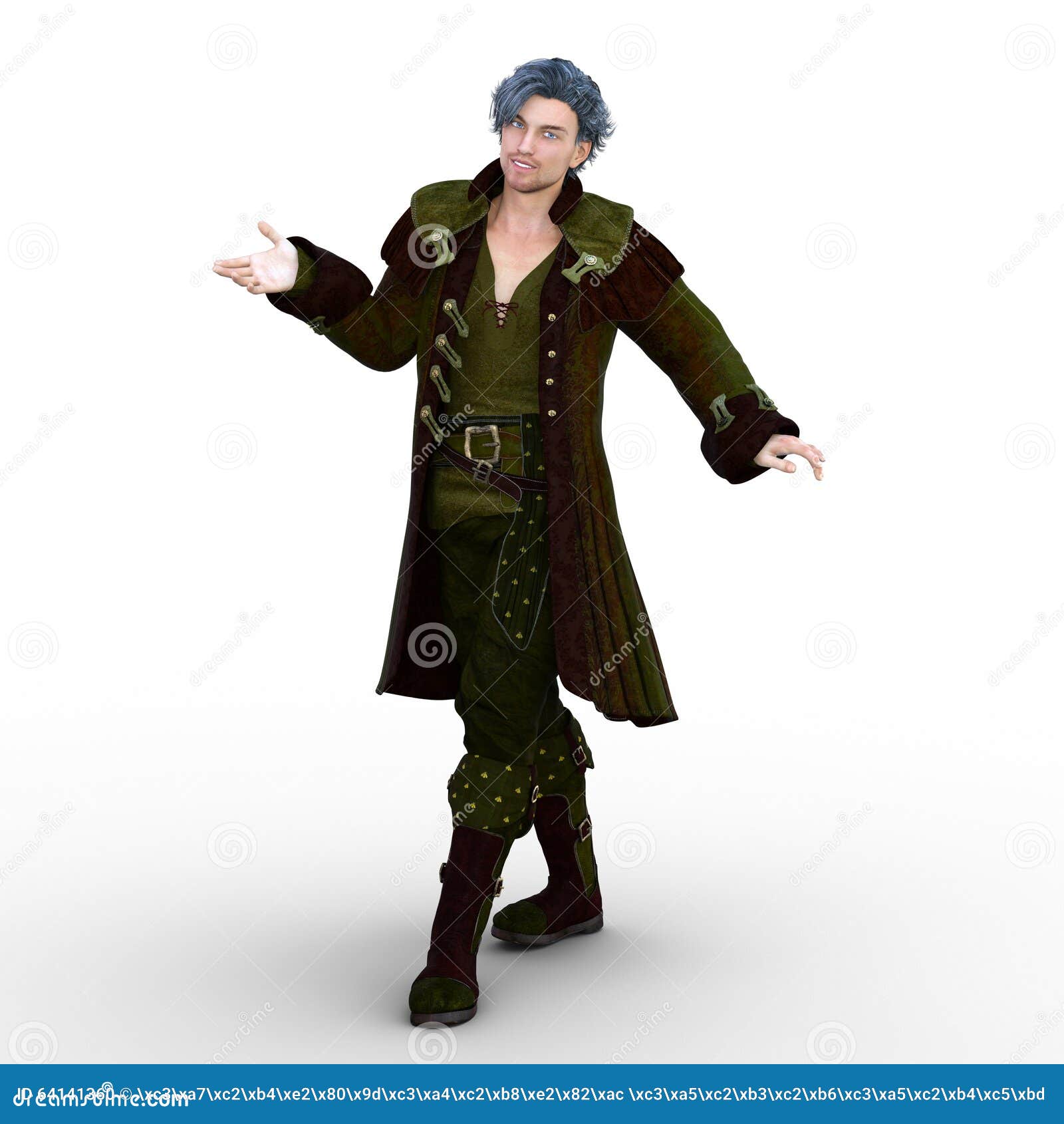 Noble man stock illustration. Illustration of costume - 64141360