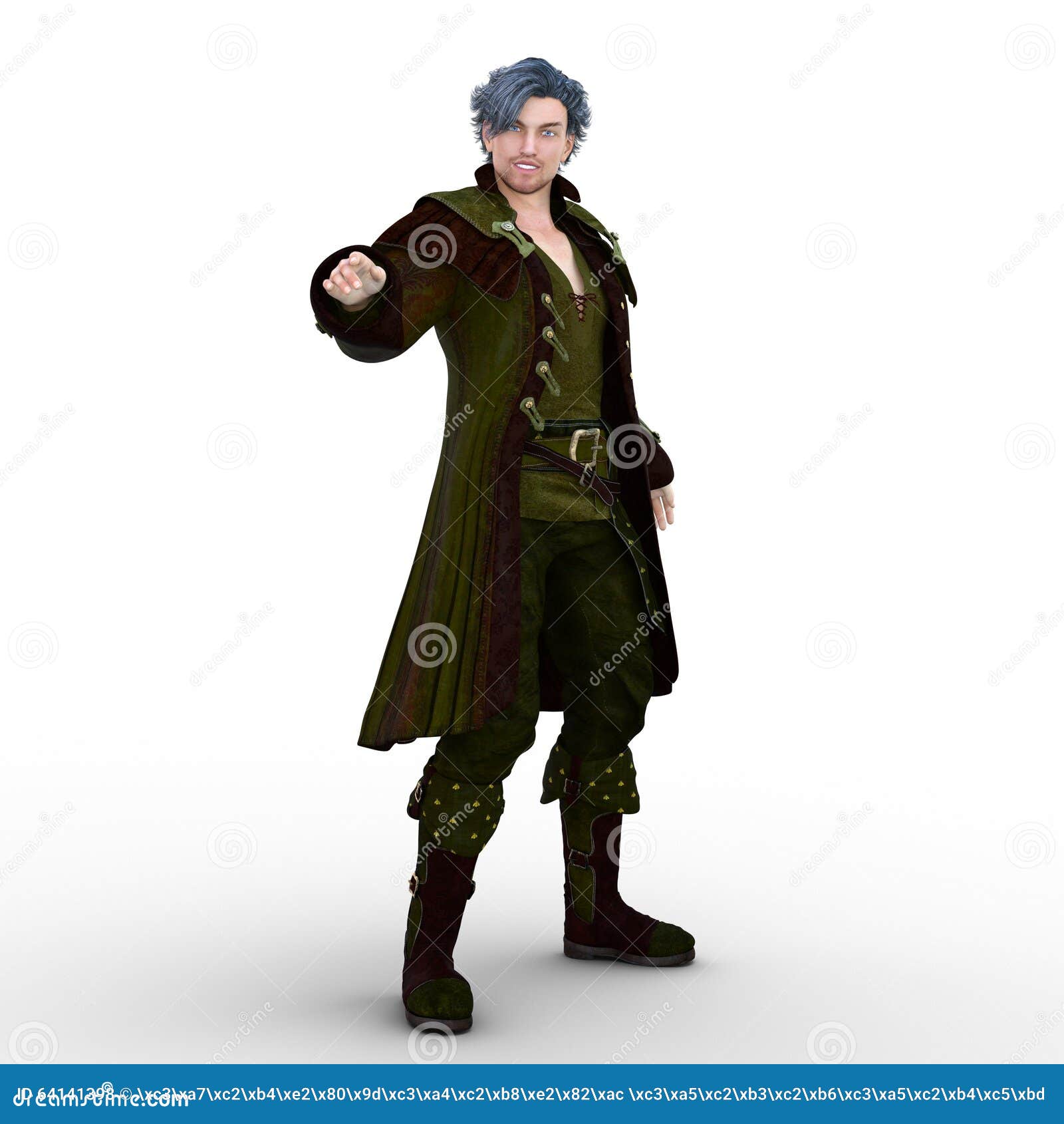 Noble man stock illustration. Illustration of costume - 64141398
