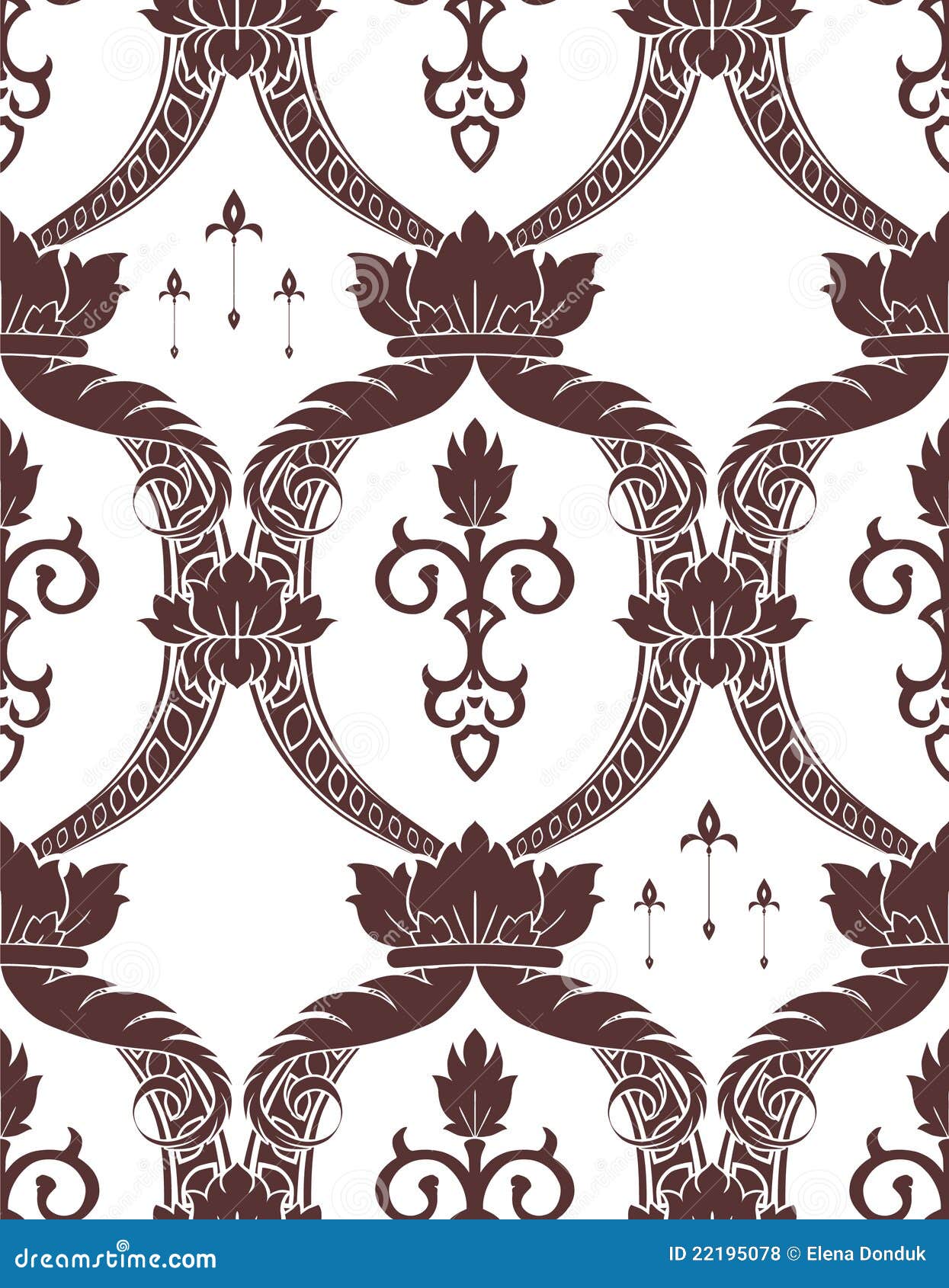 Noble pattern stock vector. Illustration of baroque, rococo - 22195078