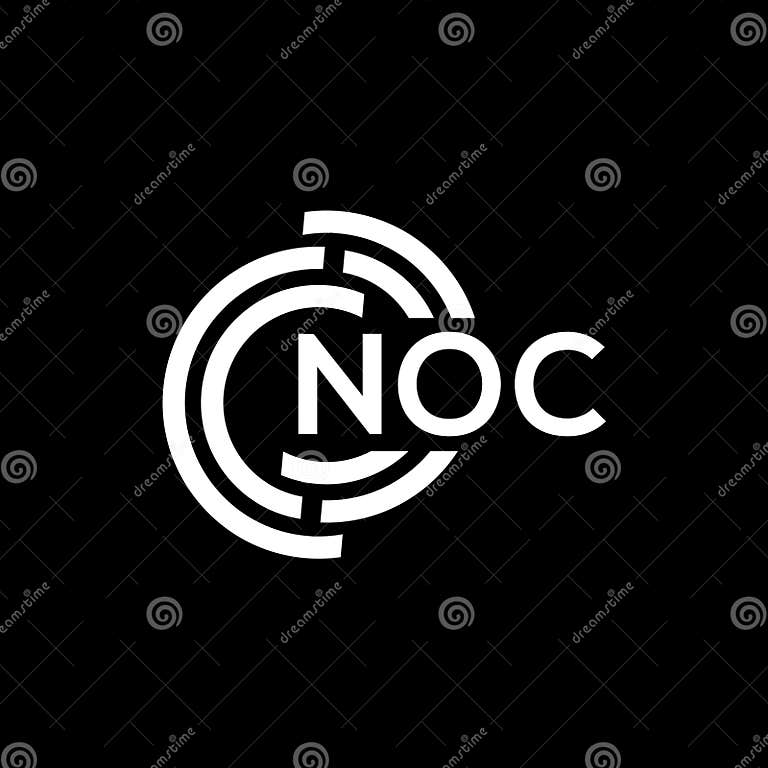 NOC Letter Logo Design. NOC Monogram Initials Letter Logo Concept Stock ...