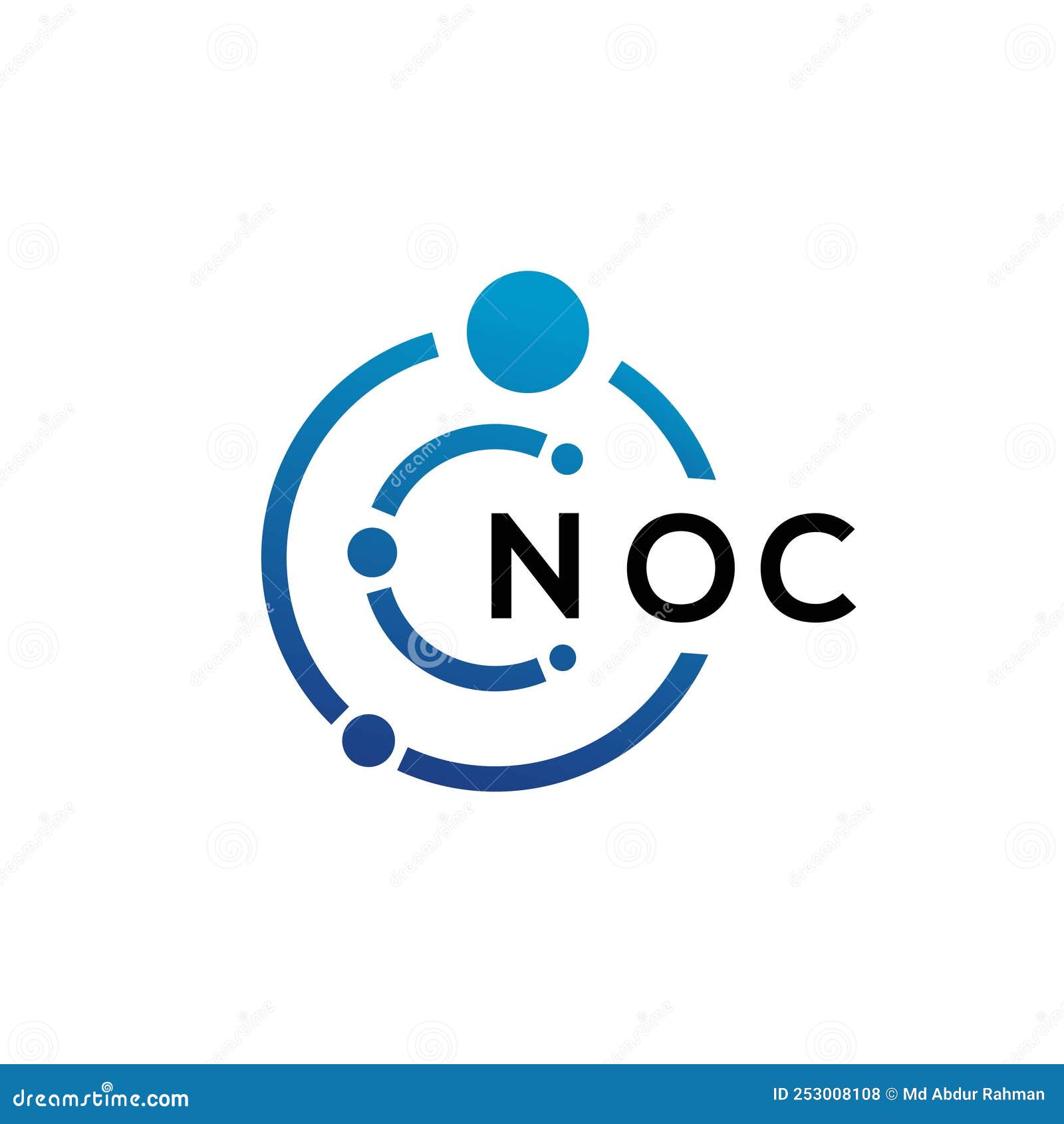 NOC Letter Technology Logo Design On White Background. NOC Creative ... NOC Letter Technology Logo Design On White Background. NOC Creative ...