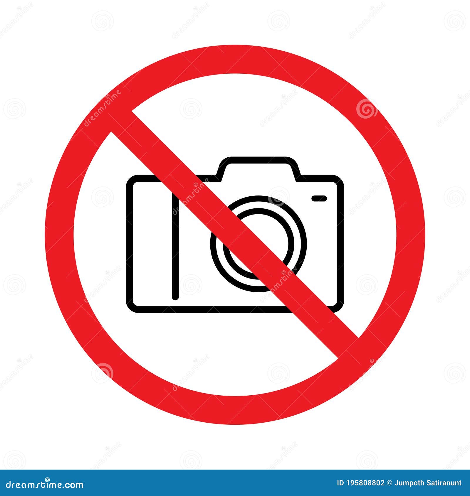 No Photography, No Camera Sign, Taking Pictures Not Allowed ...