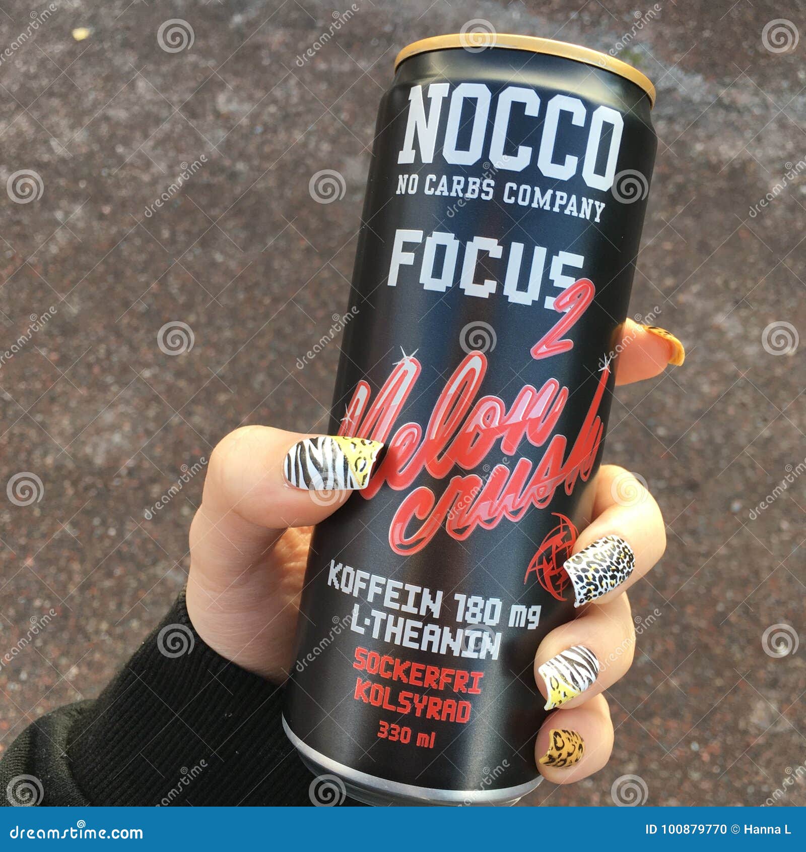 Nocco editorial image. Image of hand, holding, nocco - 100879770