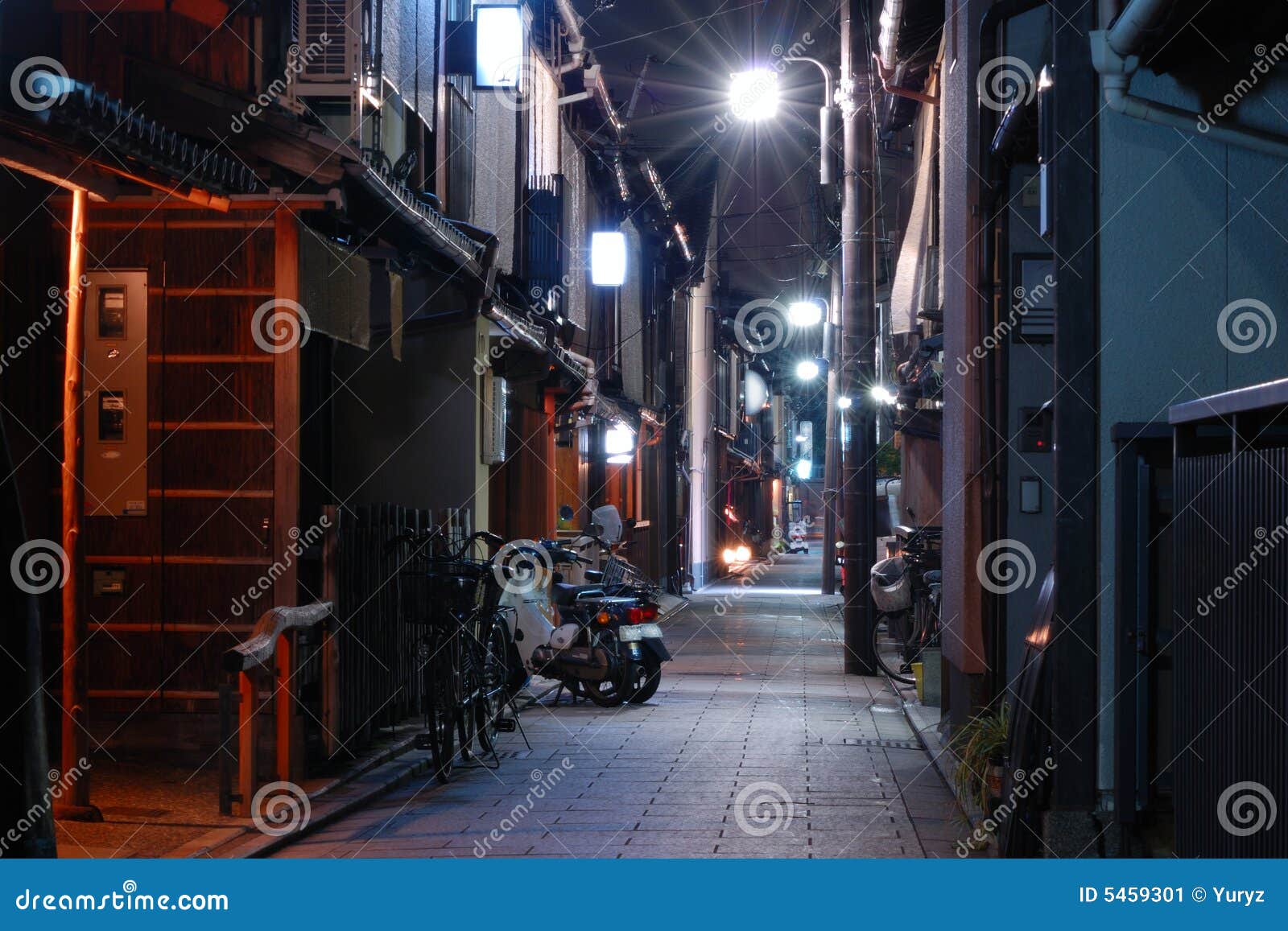 Noche en Kyoto imagen de archivo. Imagen de calle, nightlife - 5459301