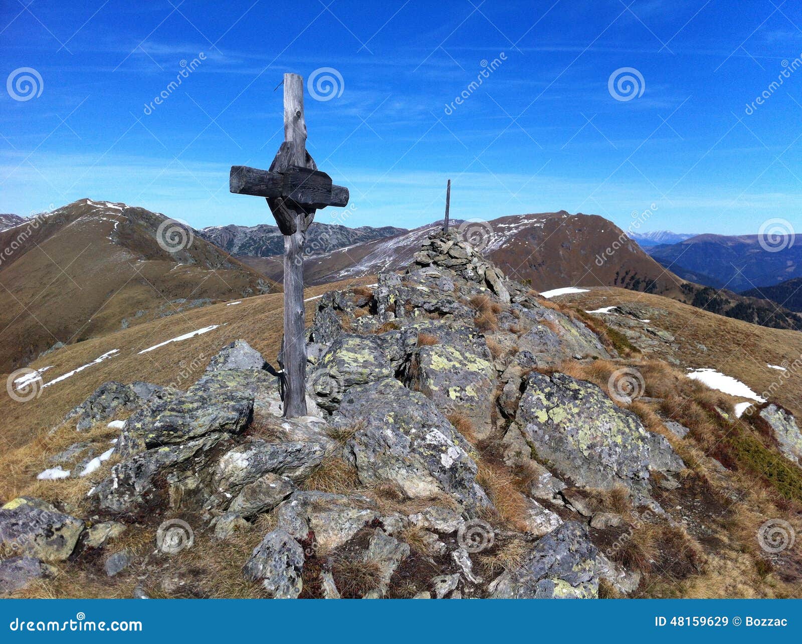 Nockberge National Park, Austria Stock Image - Image of peak, blue ...