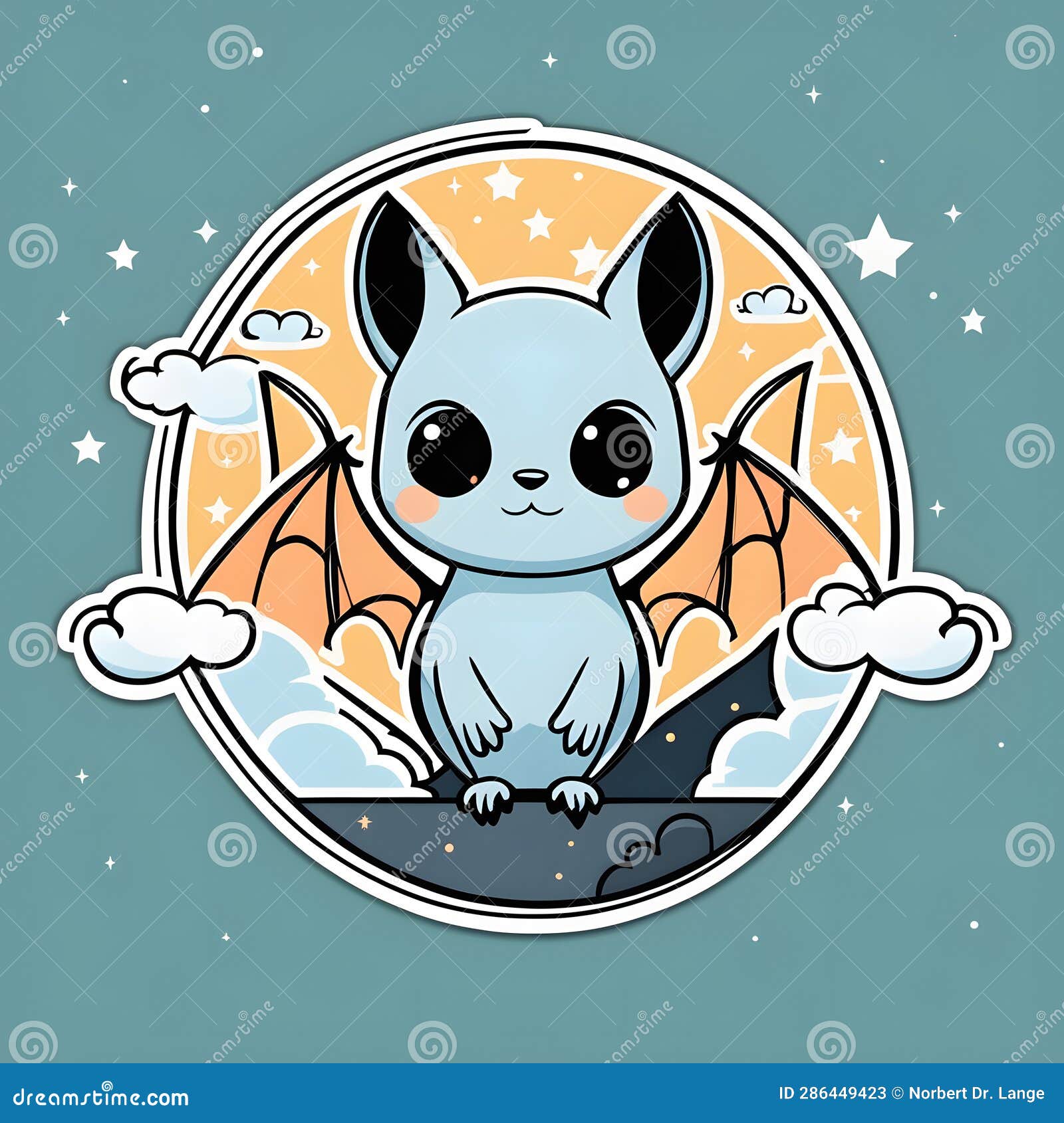 Nocturnal Bats Flutter, AI-Images Stock Illustration - Illustration of ...