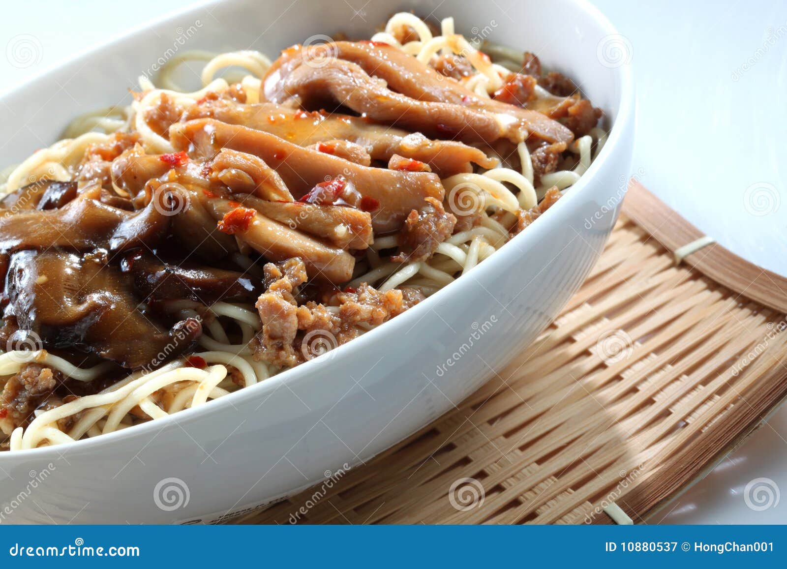 Noddle With Meat Stock Image | CartoonDealer.com #11943175