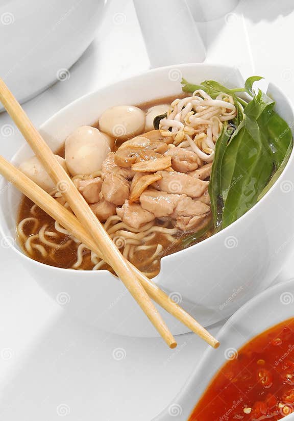 Noddle with meat stock image. Image of meat, dining, eastern - 11943225