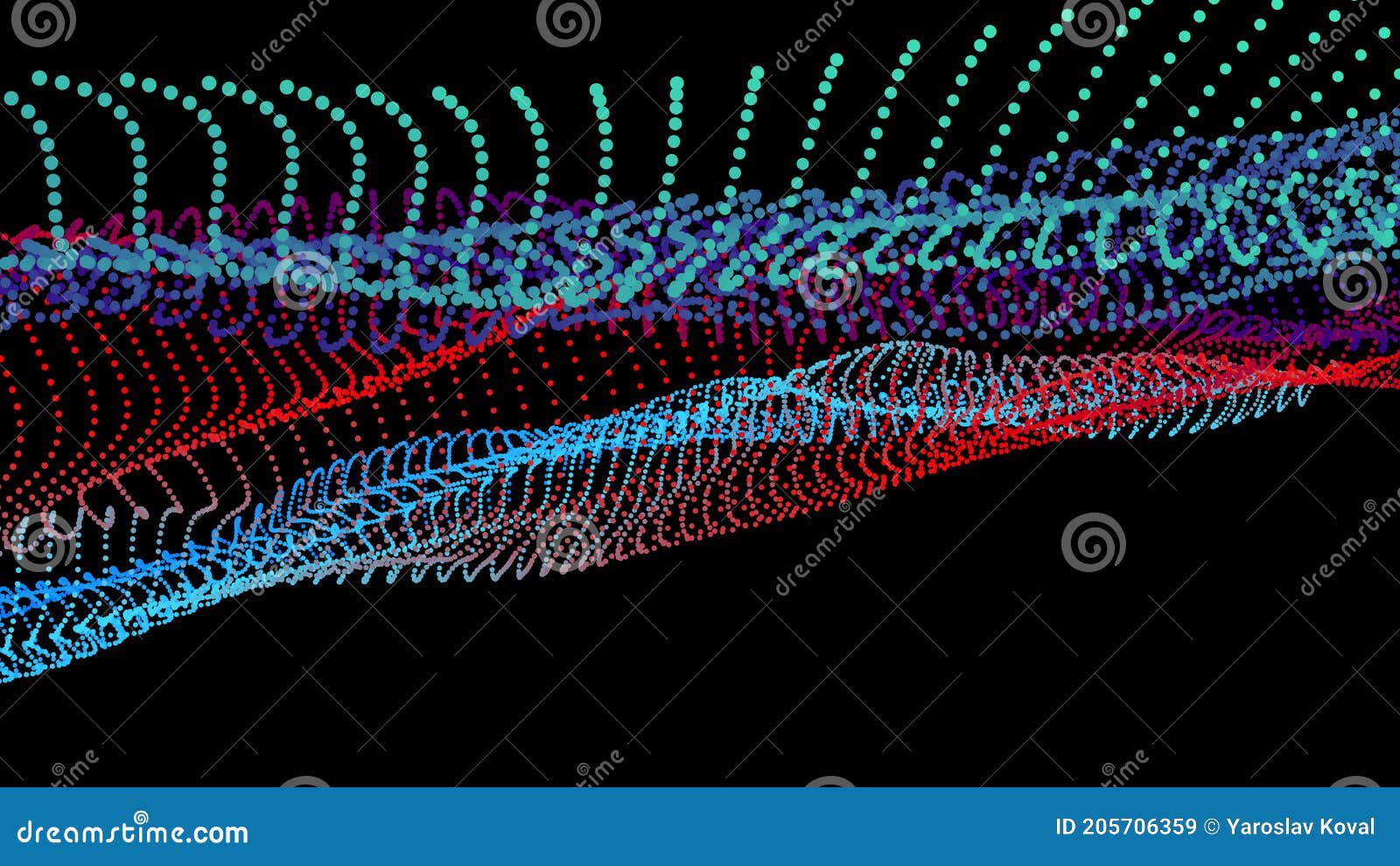 Deep Grid Of Glass Molecules - 3d Structure Visualization Royalty-Free ...