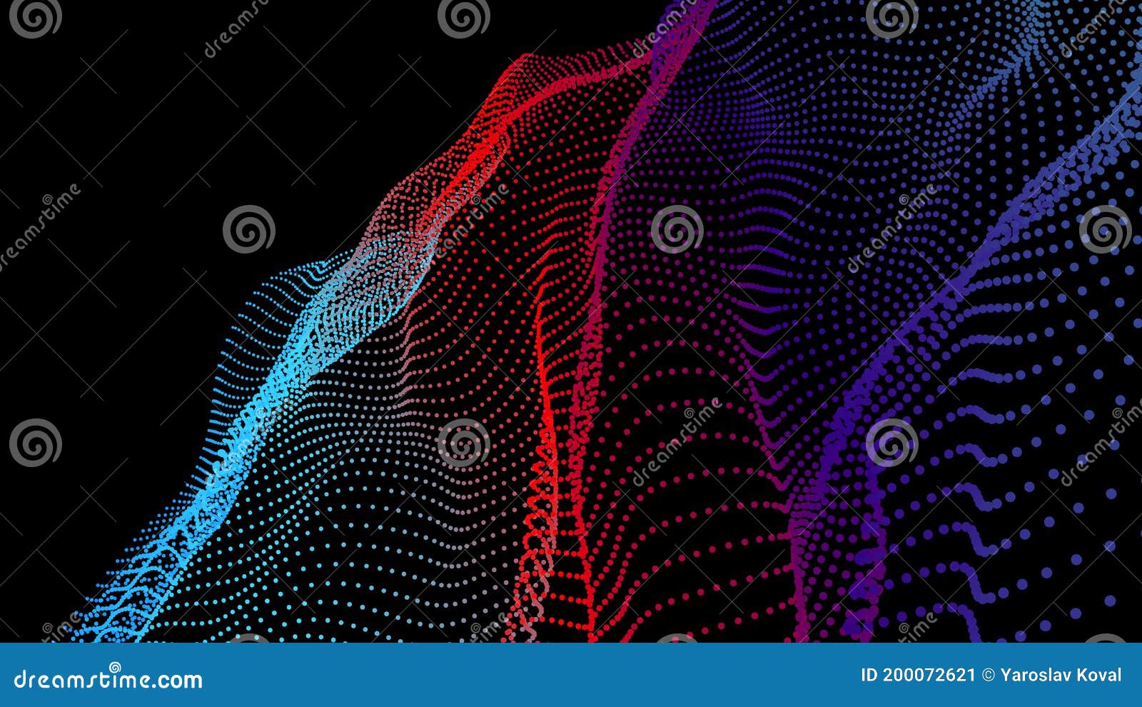 Deep Grid Of Glass Molecules - 3d Structure Visualization Royalty-Free ...