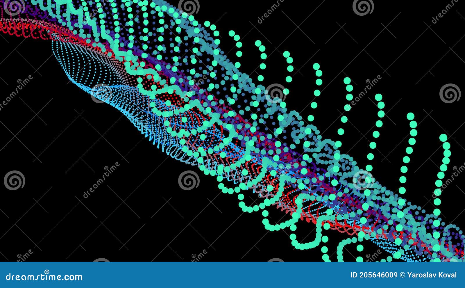 Deep Grid Of Glass Molecules - 3d Structure Visualization Royalty-Free ...