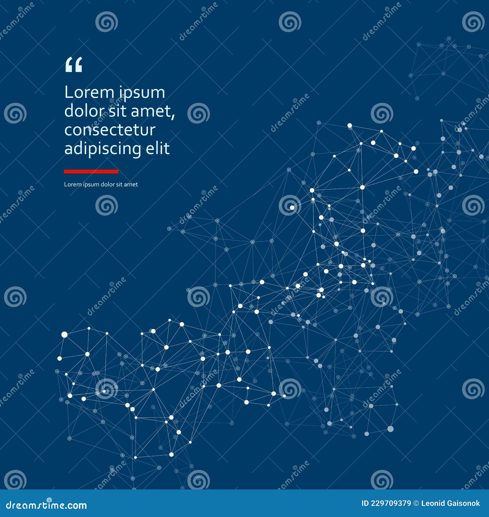 Node Molecule Structure. Geometric Modern Technology Concept. Science ...