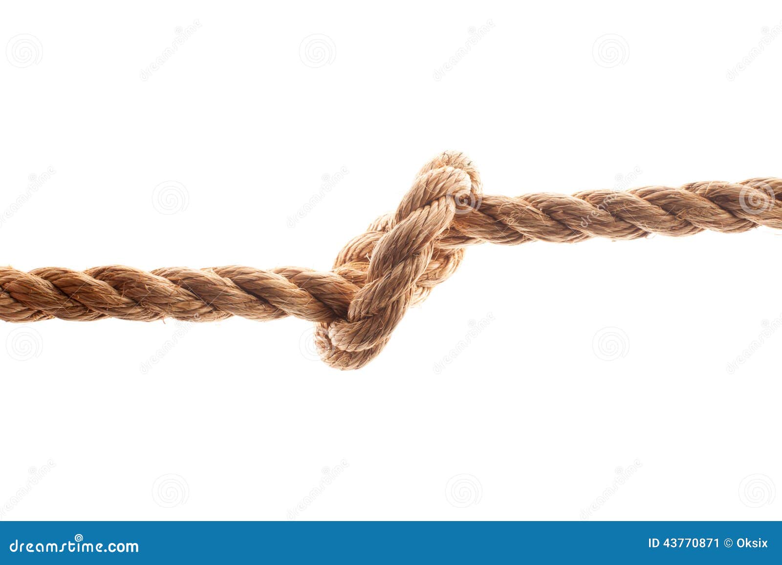 Node on the rope stock image. Image of connection, safety - 43770871