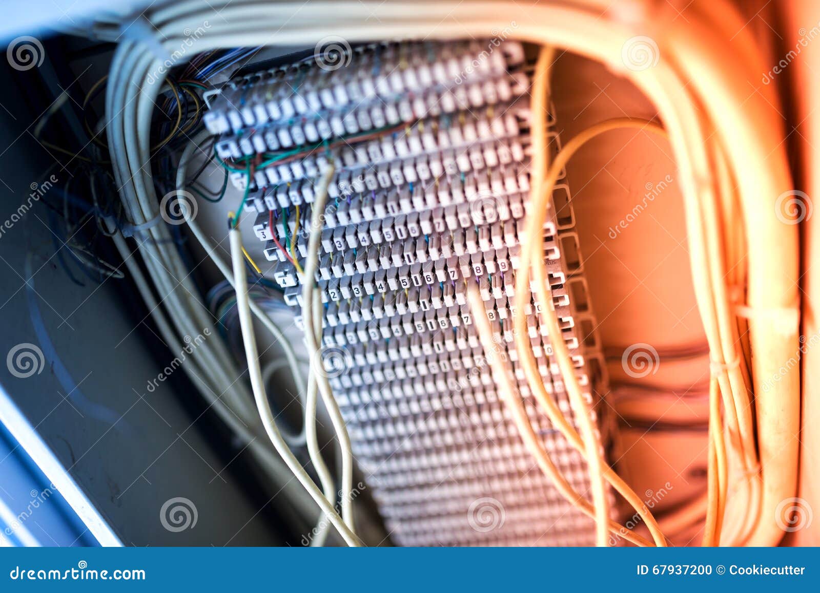 Node Telephone Old Technology in Soft Light Stock Photo - Image of ...