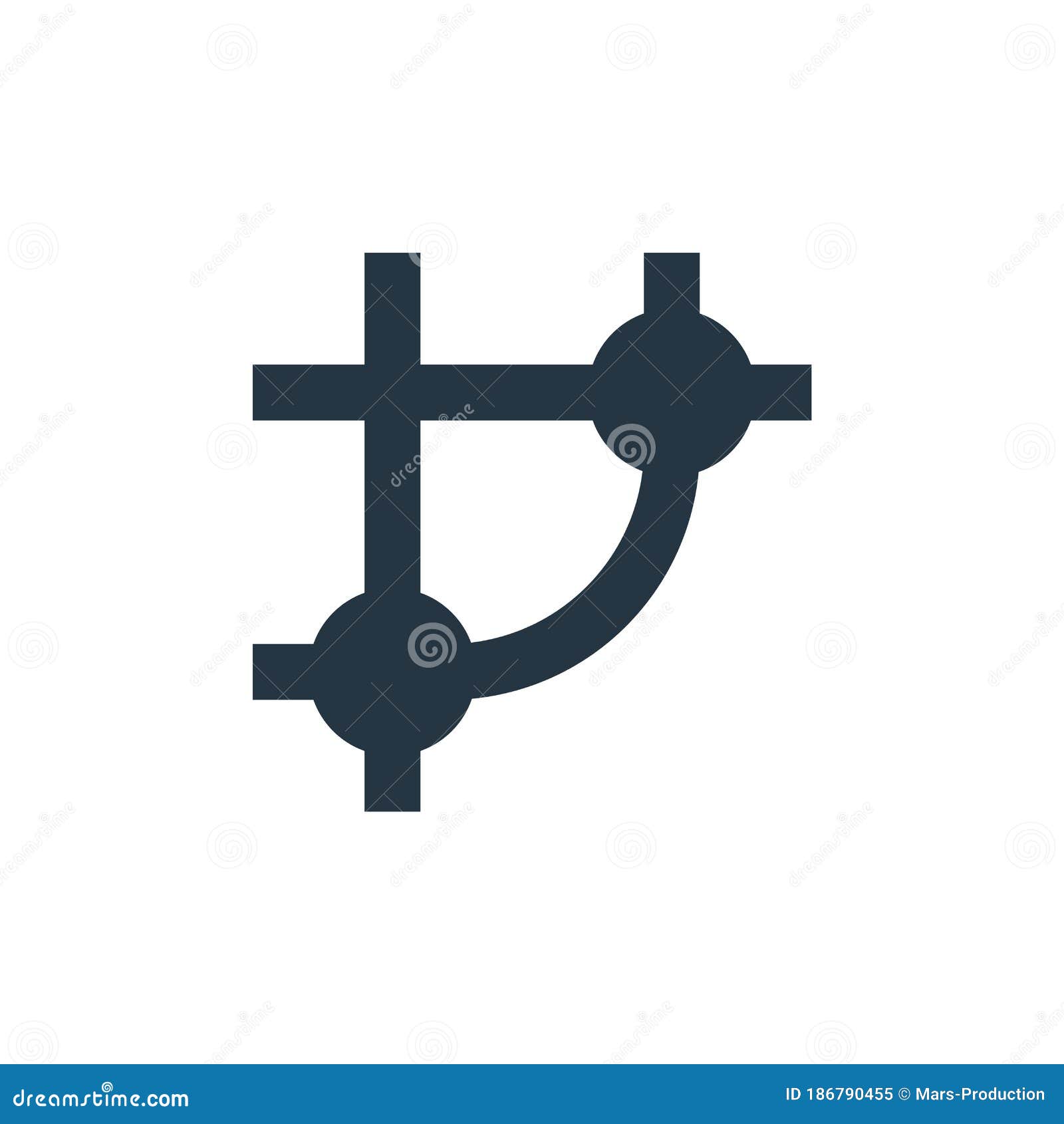 Node Vector Icon. Node Editable Stroke. Node Linear Symbol for Use on ...