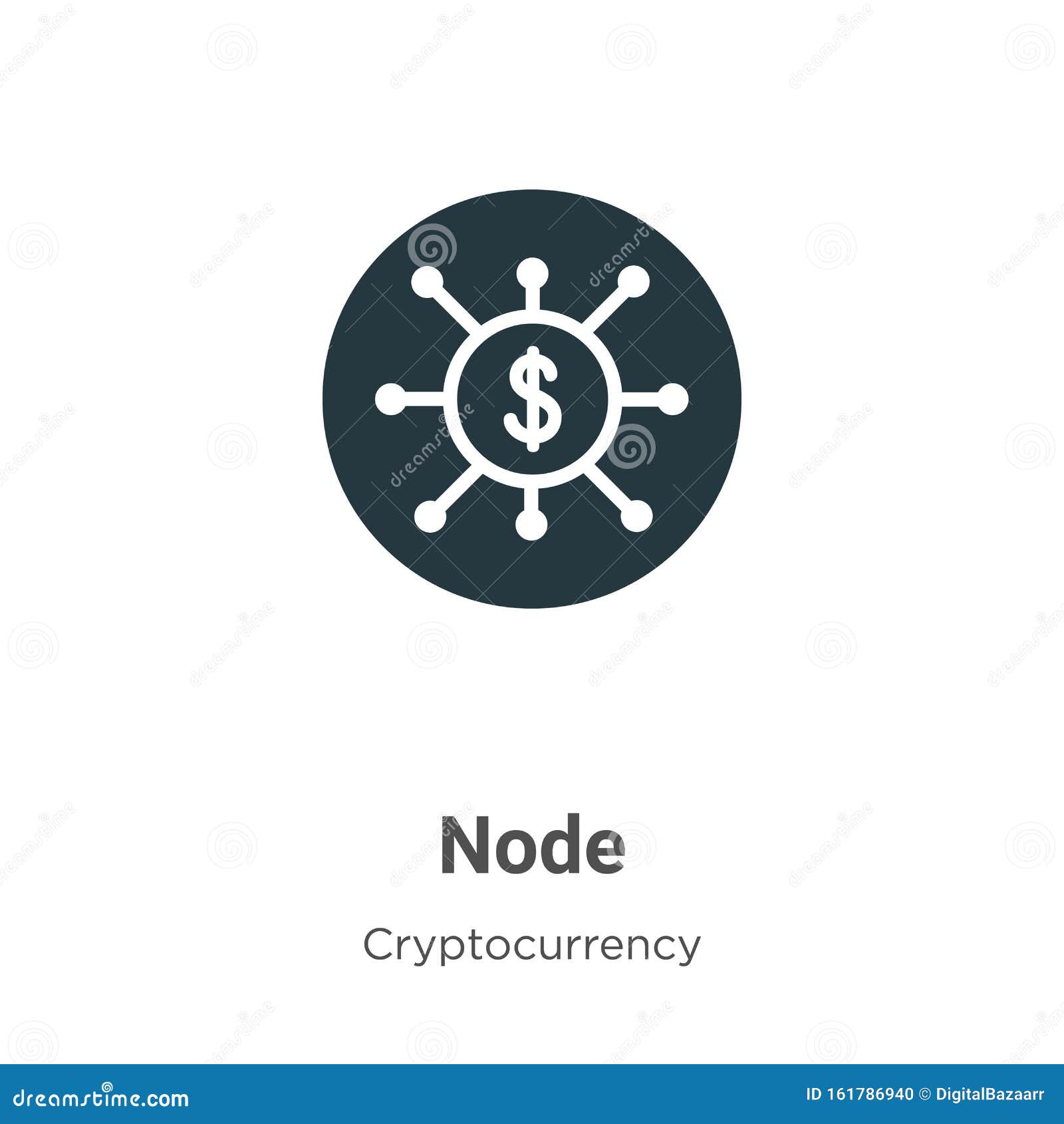 Node Vector Icon On White Background. Flat Vector Node Icon Symbol Sign ...