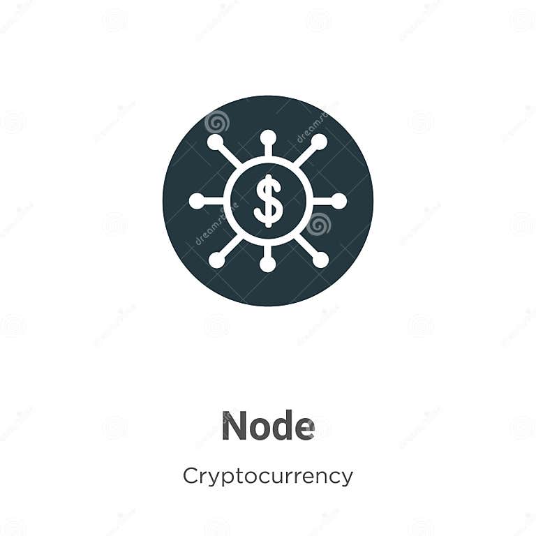 Node Vector Icon on White Background. Flat Vector Node Icon Symbol Sign ...