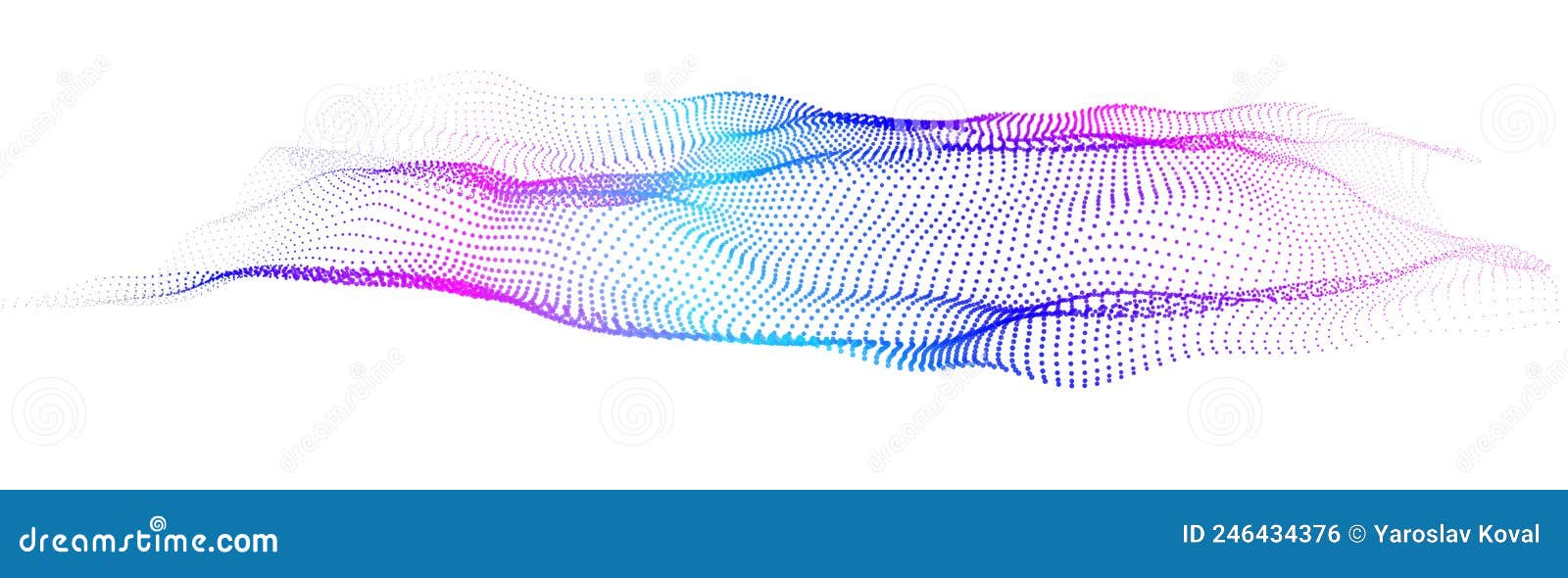 Node Waveform Topology. Infinity Hud Big Data Vibrate Cartoon Vector ...