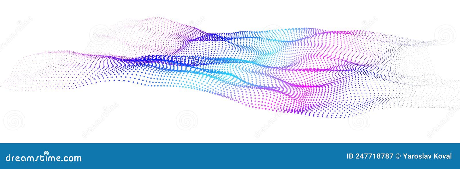 Node Waveform Topology. Infinity Hud Big Data Vibrate Stock Vector ...