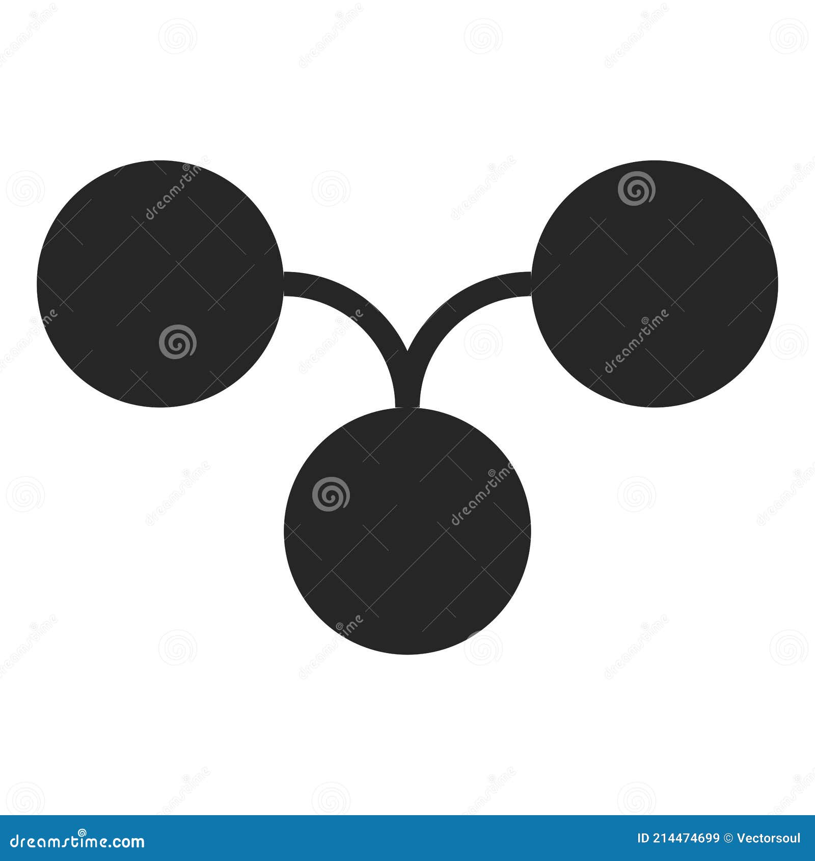 Nodes Circles with Connections. Interconnected Circles Infographics ...