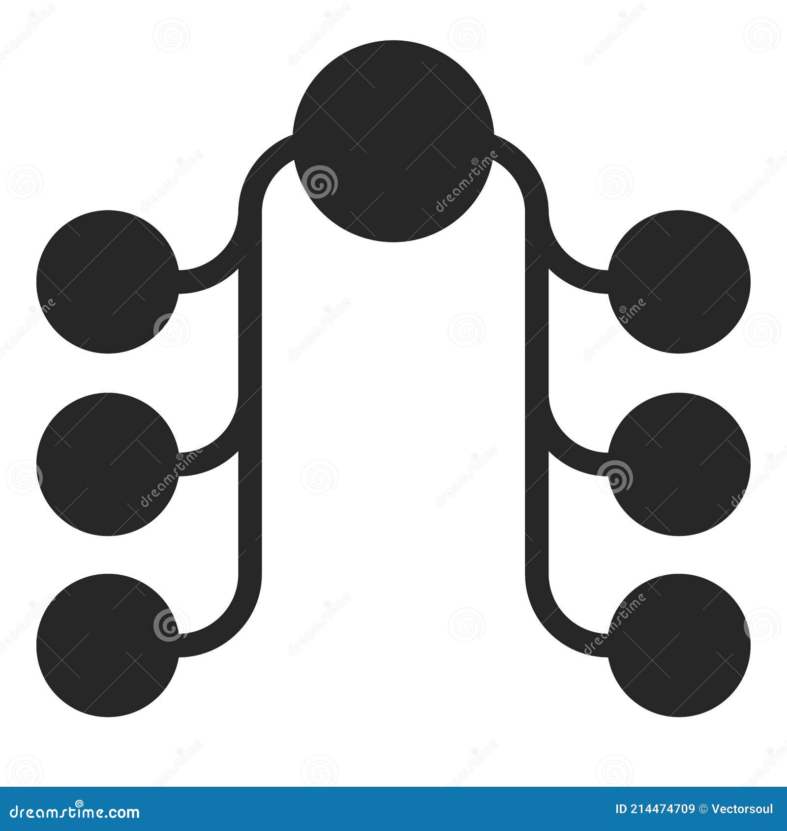 Nodes Circles with Connections. Interconnected Circles Infographics ...