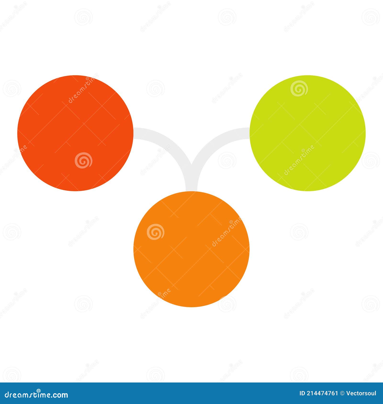 Nodes Circles with Connections. Interconnected Circles Infographics ...