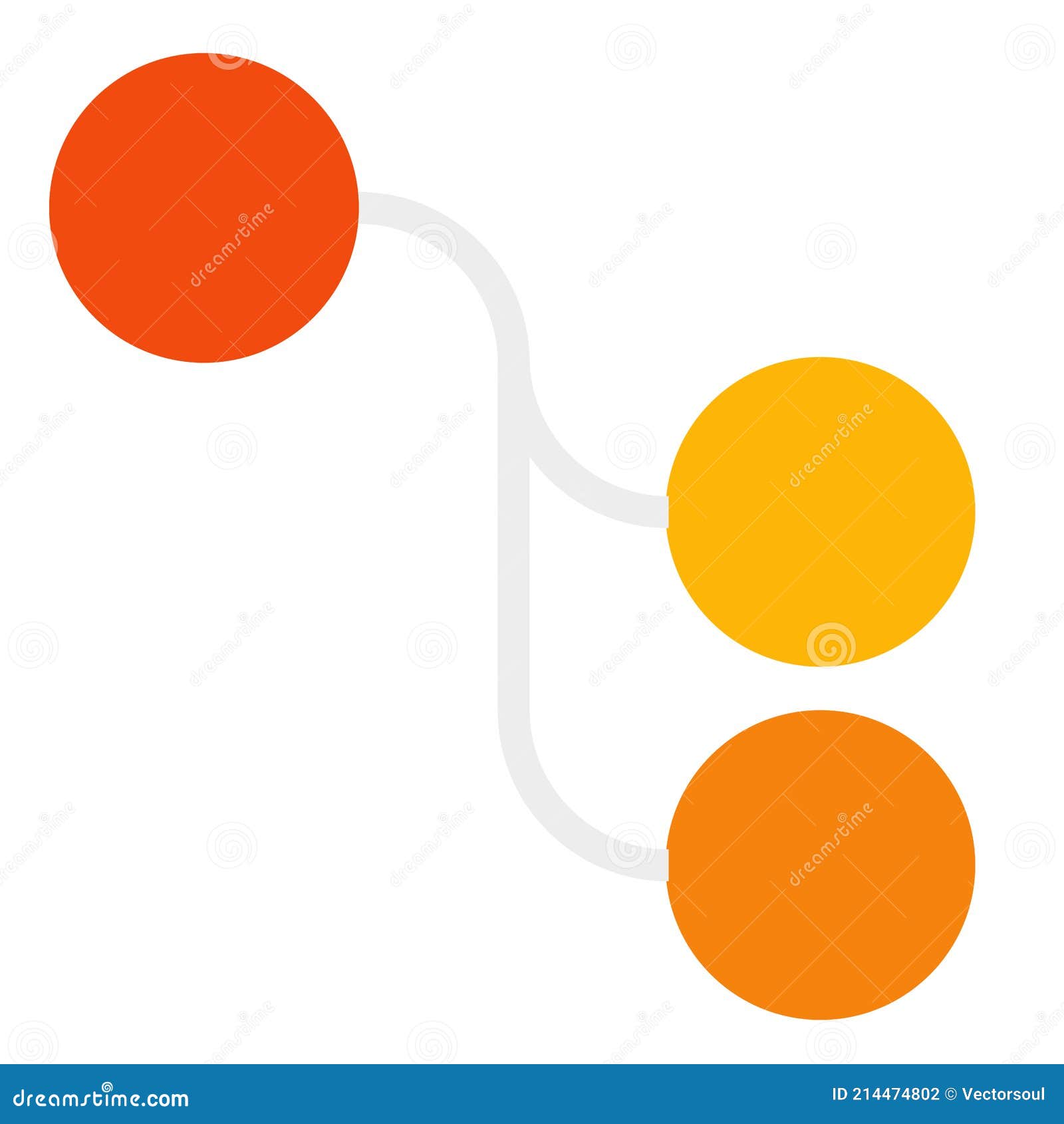 Nodes Circles with Connections. Interconnected Circles Infographics ...