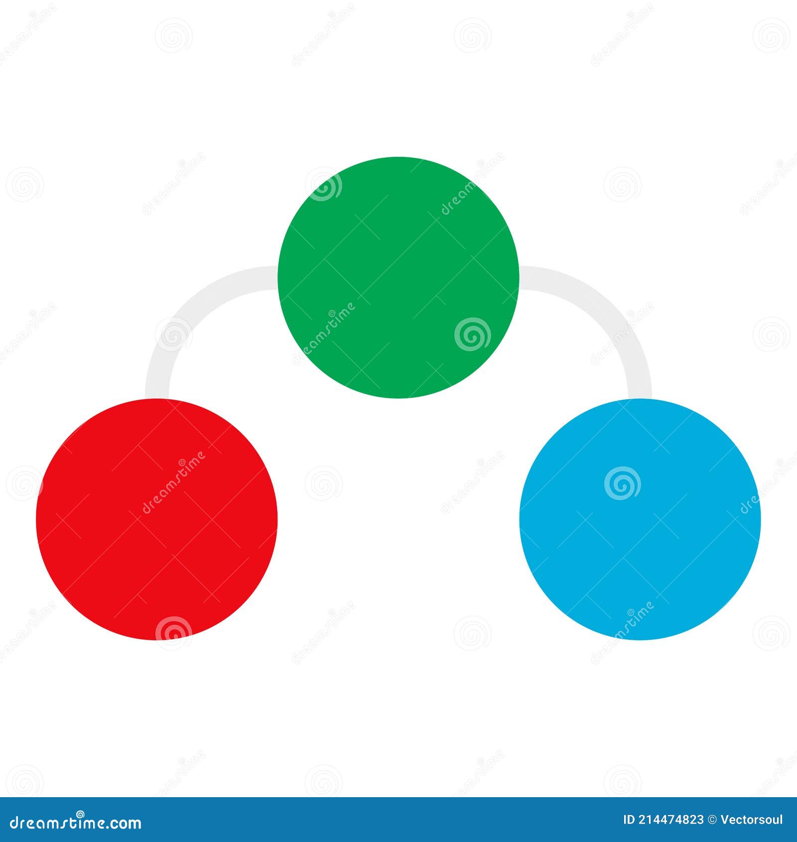 Nodes Circles with Connections. Interconnected Circles Infographics ...