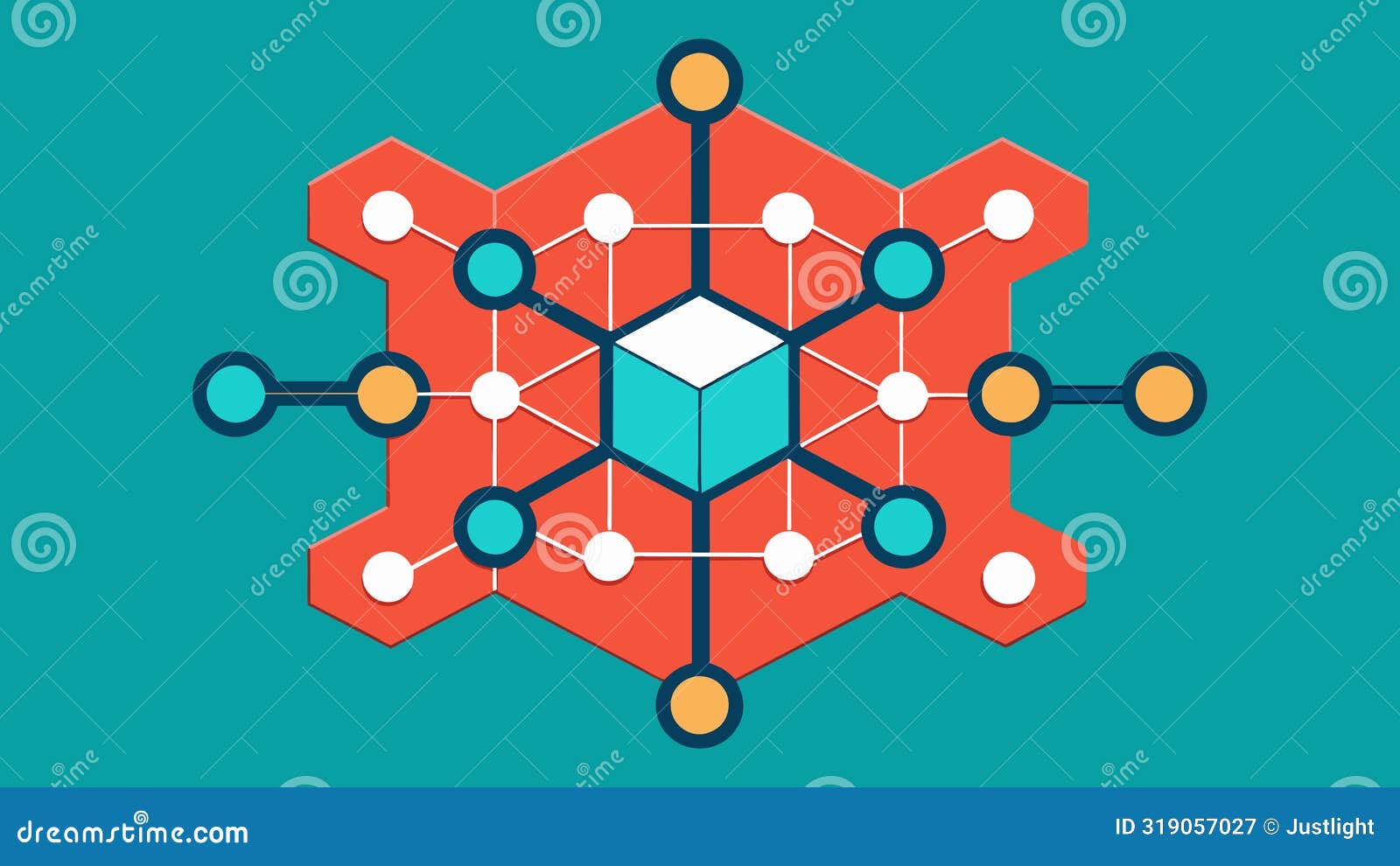 Cohesive Network Showcasing Teamwork, Collaboration, And Community In ...