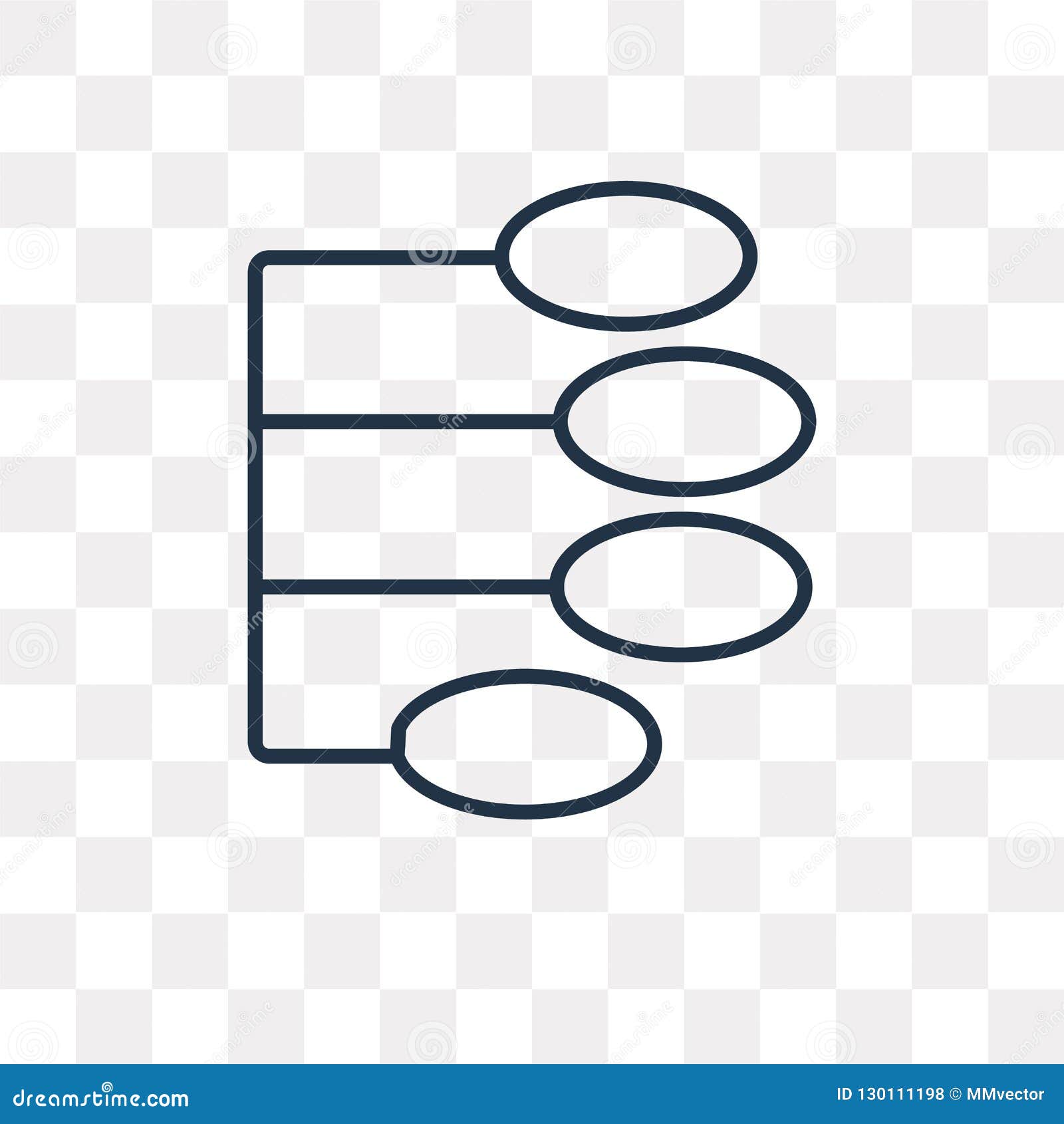 Nodes Vector Icon Isolated on Transparent Background, Linear Nod Stock ...